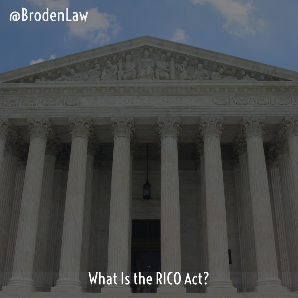 What Is The RICO Act? | Dallas Criminal Defense Attorneys